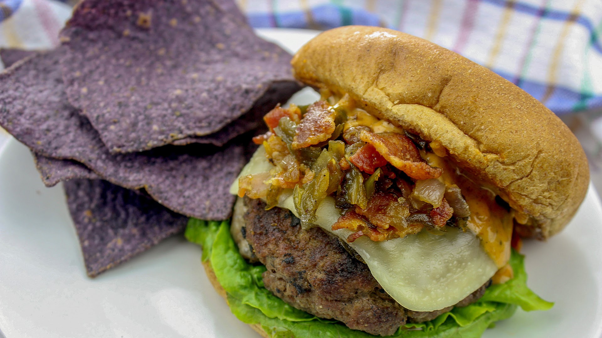 What A Great Burger! All American Cajun Burger