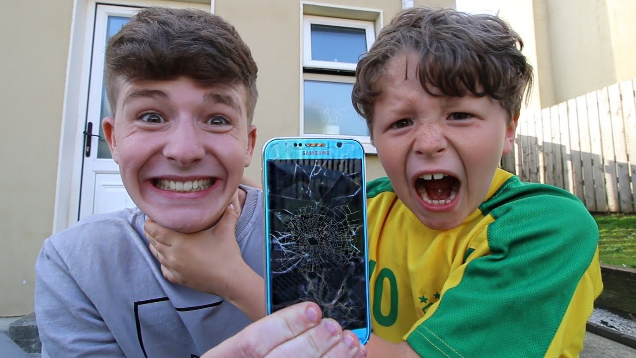 Breaking My Little Brother's Phone: He Nearly Cried