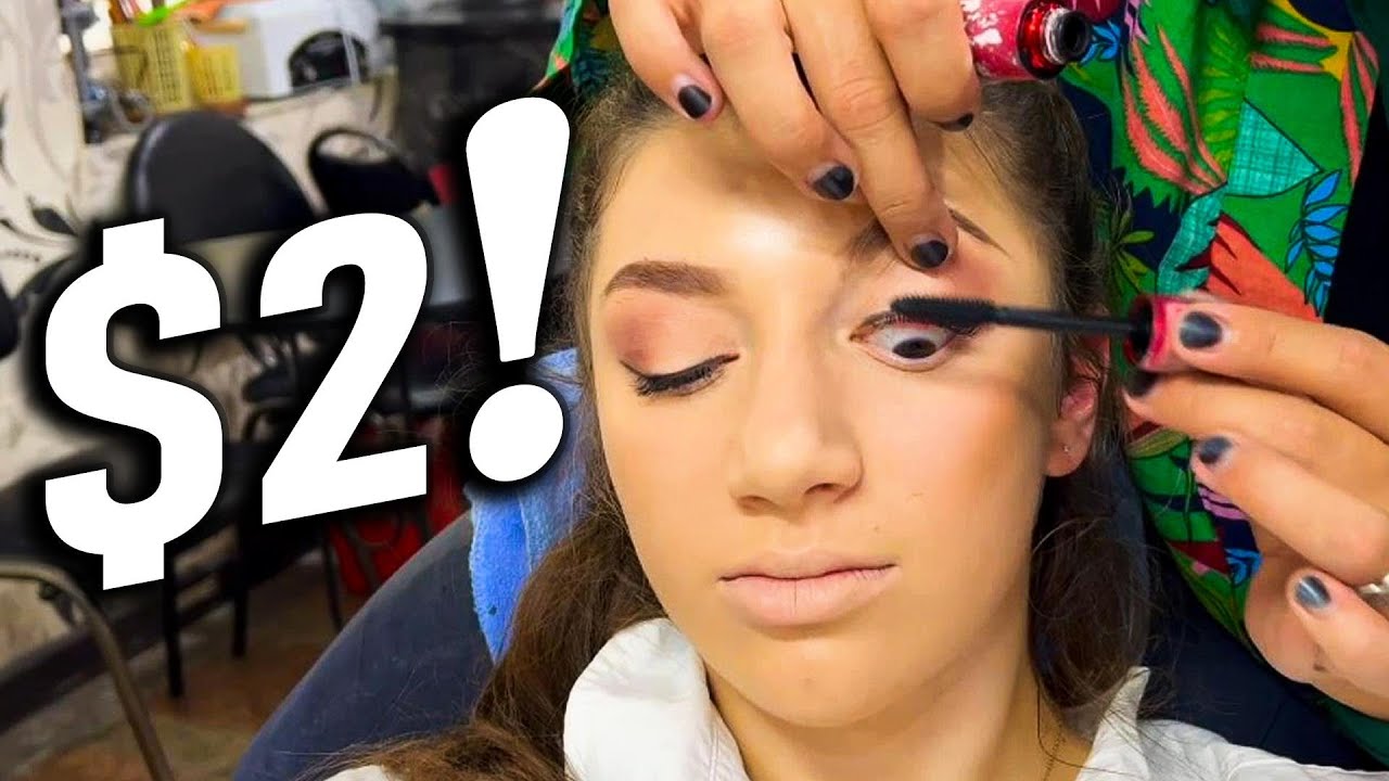 Budget beauty challenges create the cheapest makeup look ever