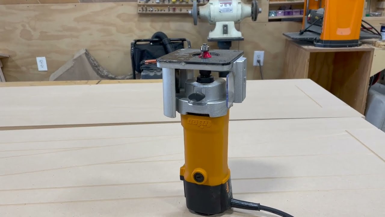 How to prevent peeling paint with a router