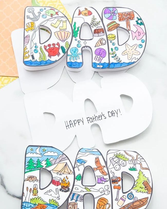 52 DIY Father's Day Card Ideas That Make for the Perfect Homemade Gift