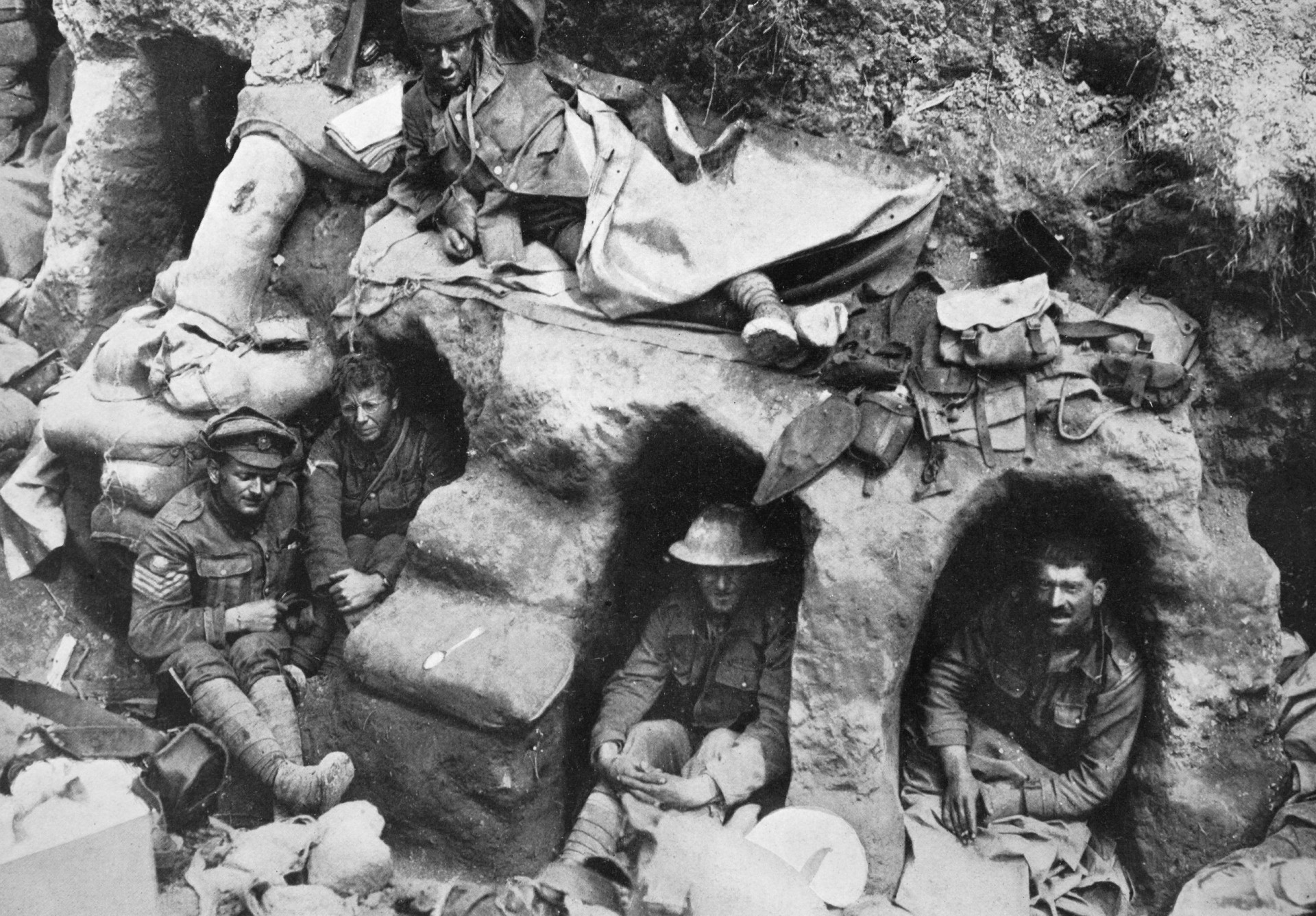 What was trench life like during the First World War?