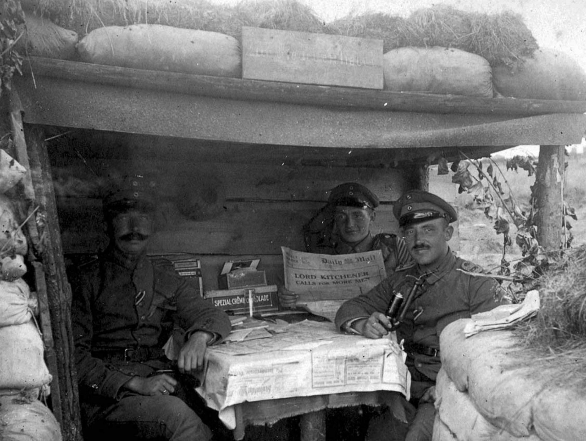 What was trench life like during the First World War?