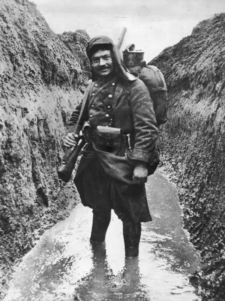 What was trench life like during the First World War?