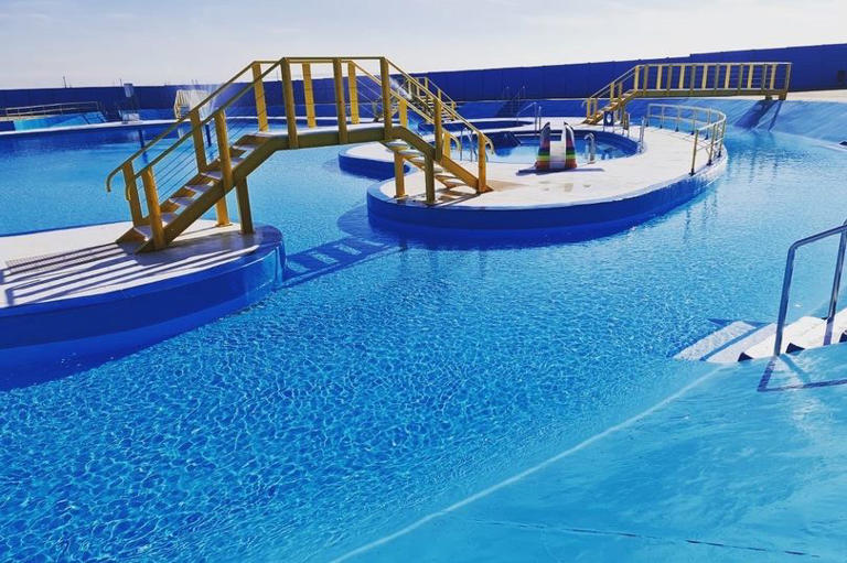 When Kent's popular lido with new splash pad plus lazy river, café and ...