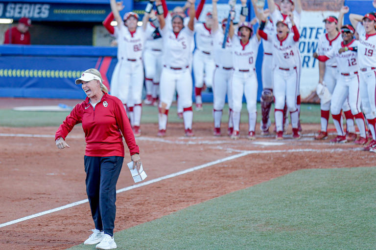 Sydney Barker homers twice as OU softball rolls past Baylor in top-25 ...