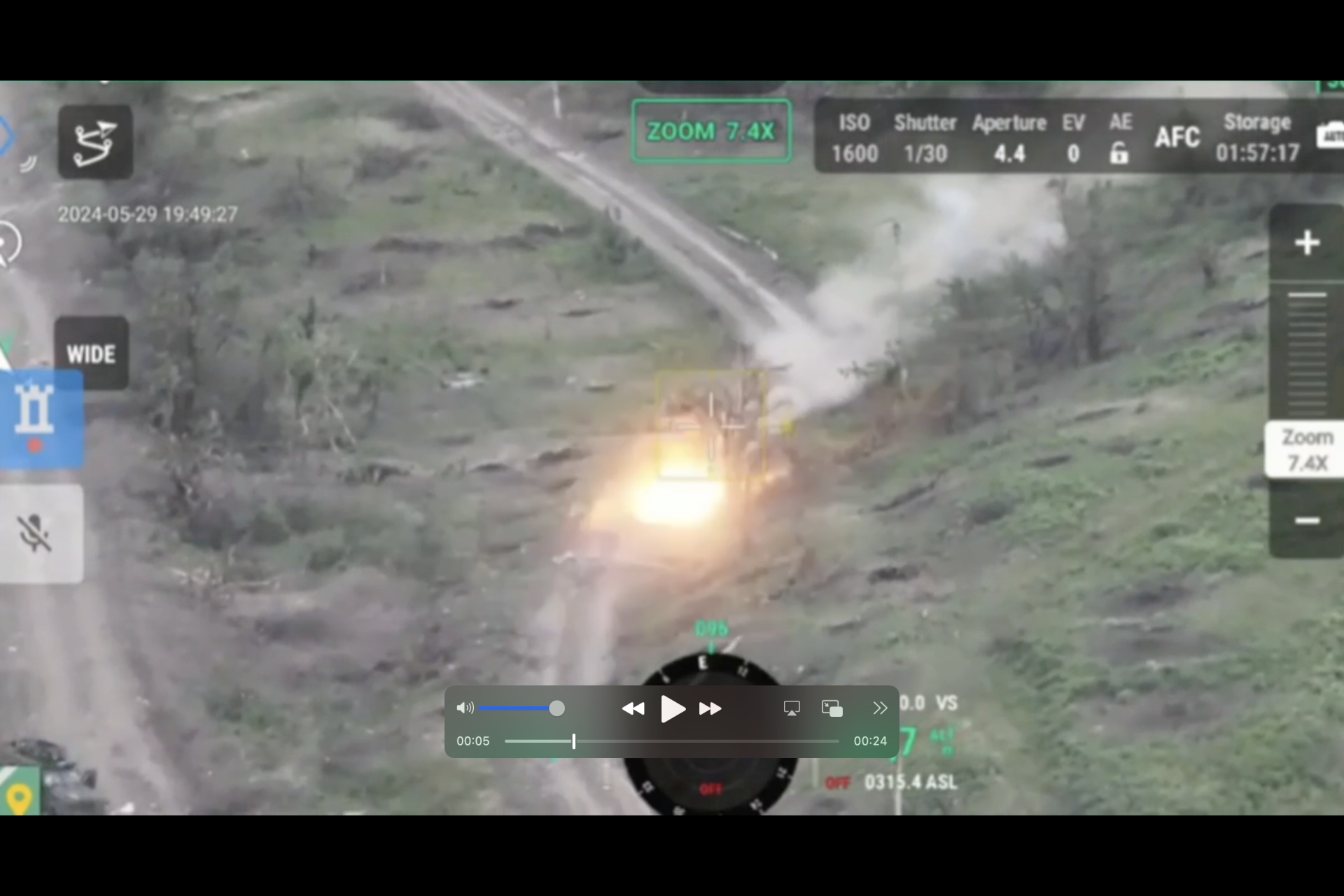 Remarkable Ukraine combat footage shows American-supplied vehicle ...