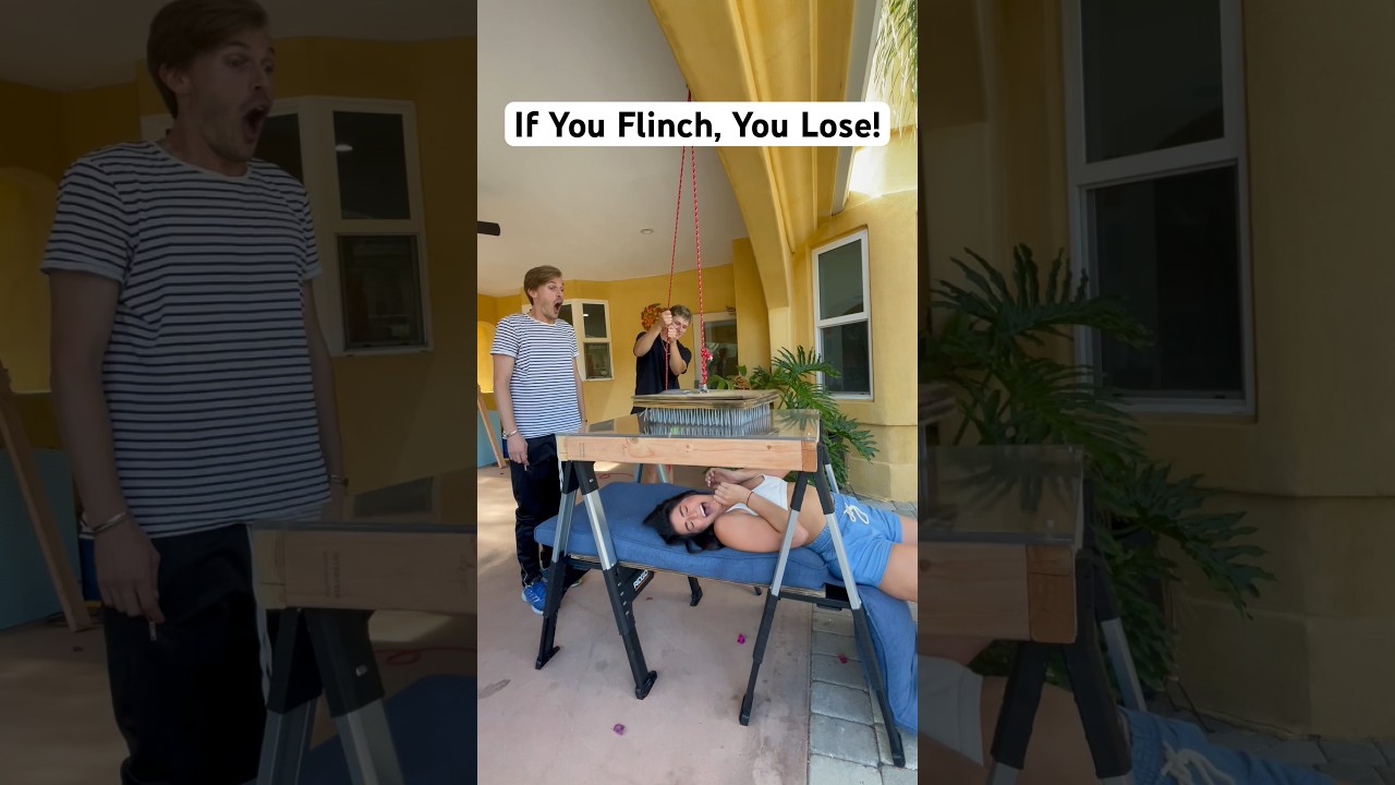 Try not to flinch challenge