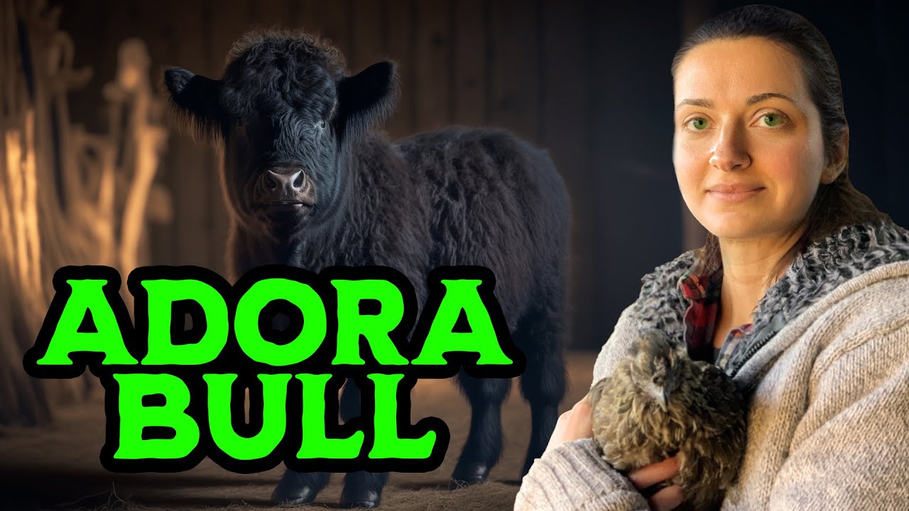 Introducing my wife to our baby bull for the first time