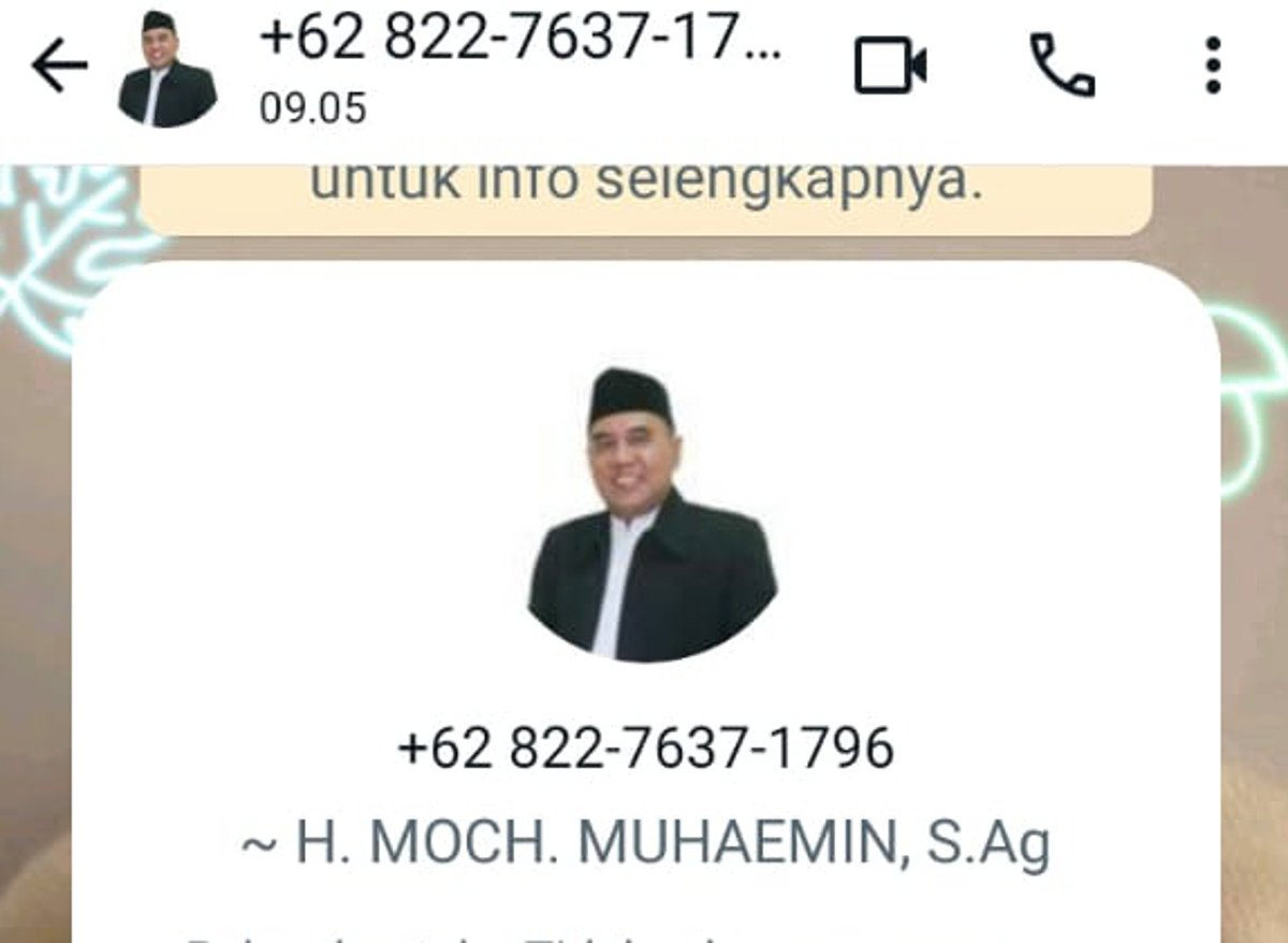 Waspada, Ada Penipuan Mencatut Nama & Foto Kepala BLA Semarang, Jangan ... Waspada, Ada Penipuan Mencatut Nama & Foto Kepala BLA Semarang, Jangan ...