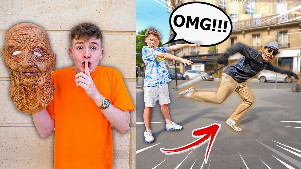 Old-Man Character Prank Sparks a Brother Challenge