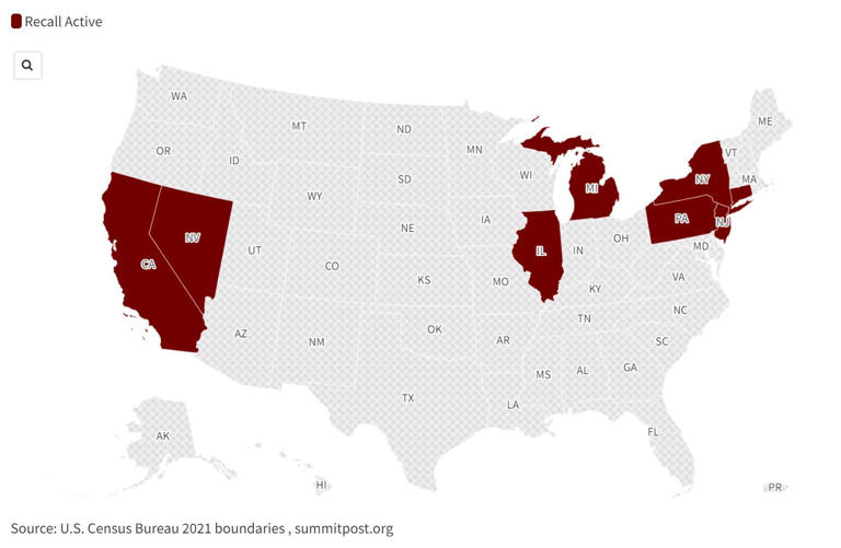 Soft Drinks Recall Map Shows Nine States Impacted by Health Warning Soft Drinks Recall Map Shows Nine States Impacted by Health Warning