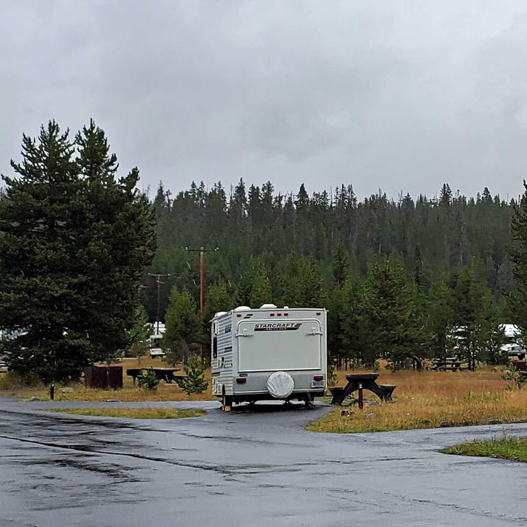 Bridge Bay Campground in Yellowstone National Park
