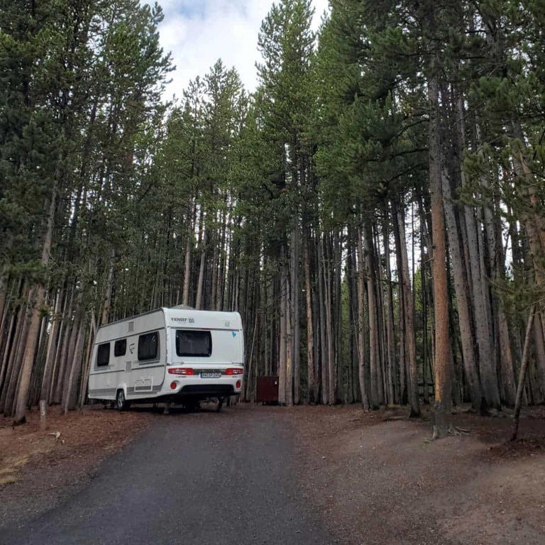 Canyon Campground in Yellowstone National Park