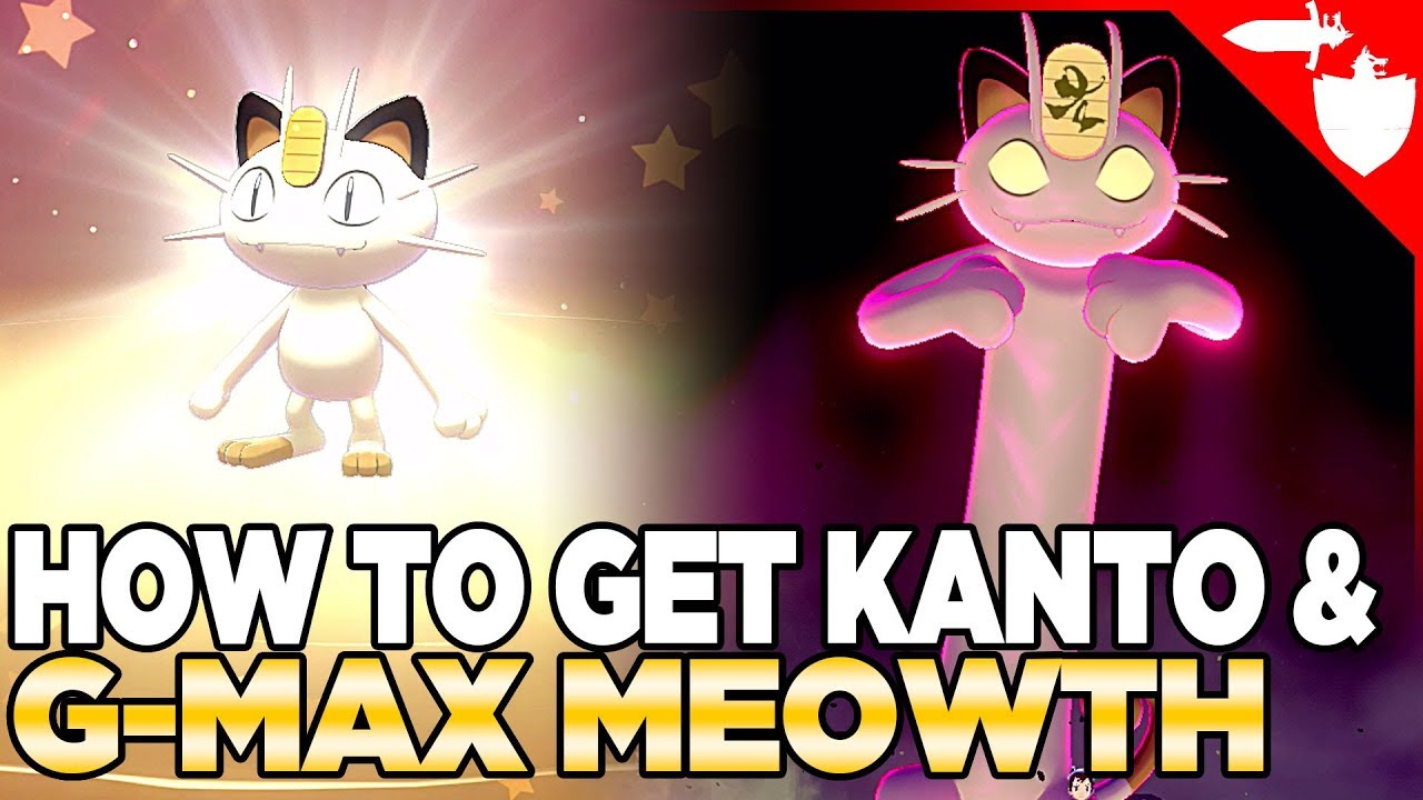 How to Get Gigantamax Meowth / Kantonian Meowth in Pokemon Sword and Shield