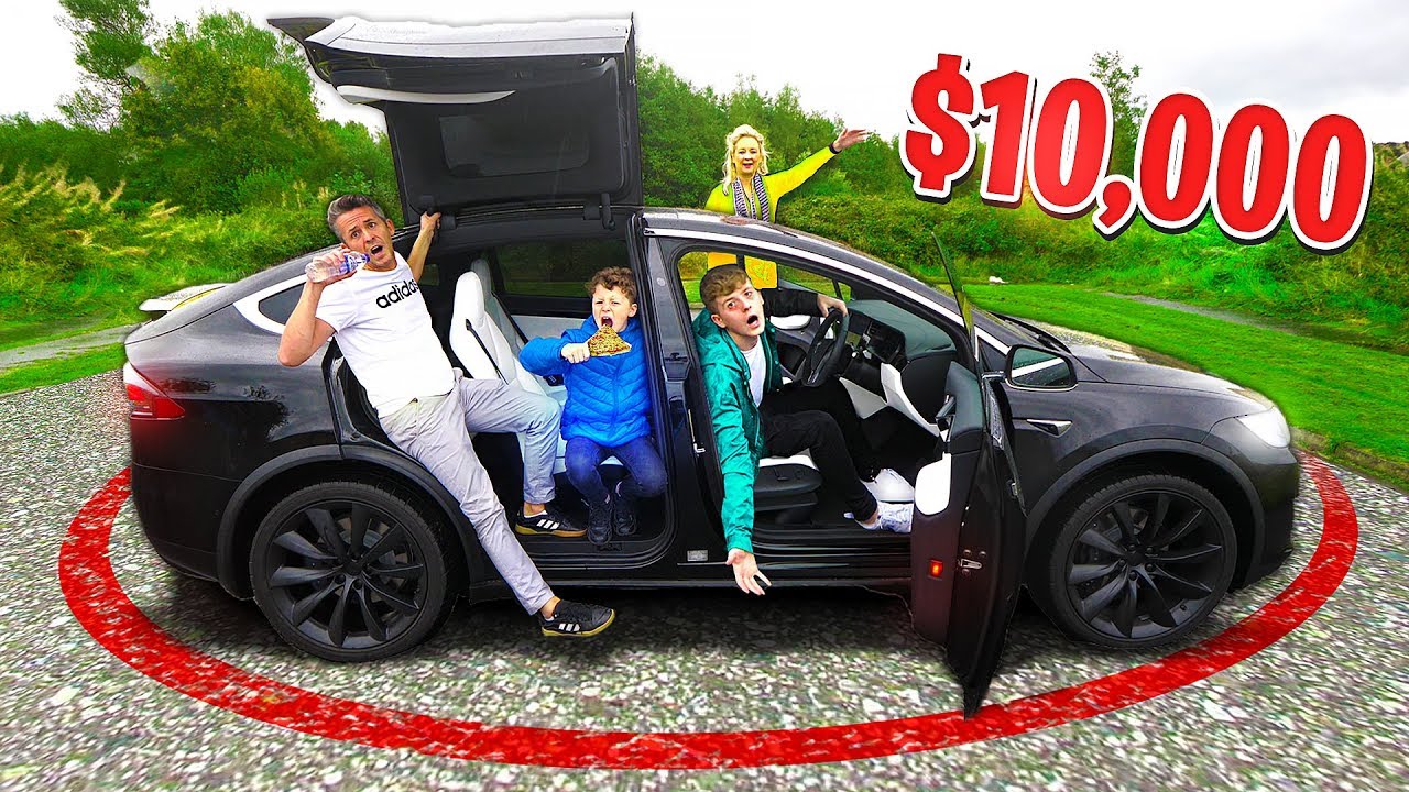 $10,000 Challenge: Who Left the Tesla Last?