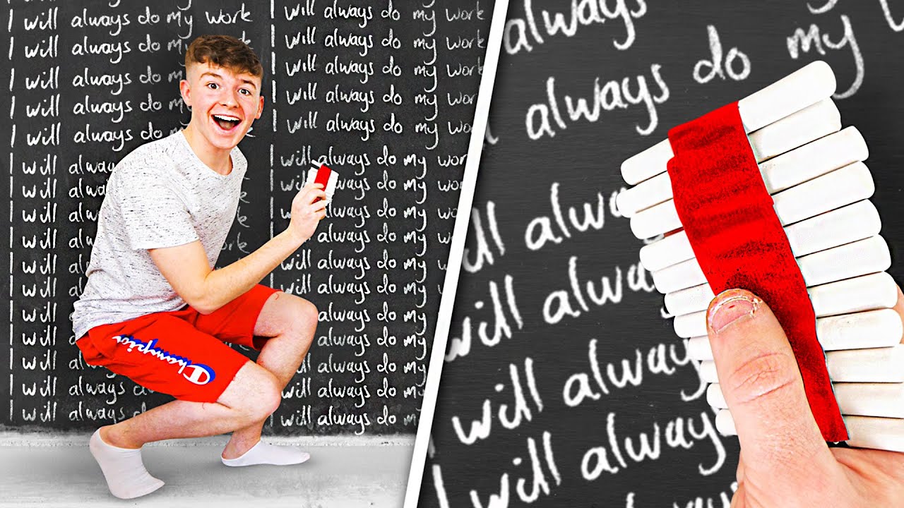 Trying school life hacks to see if they actually work