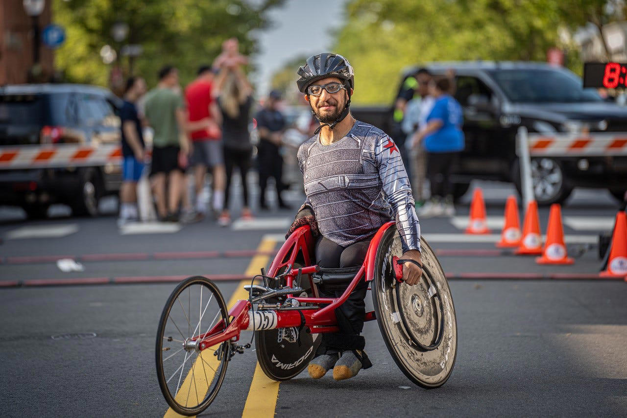 Even smashed-up wheelchair couldn't stop Middletown man pursuing Paris ... Even smashed-up wheelchair couldn't stop Middletown man pursuing Paris ...