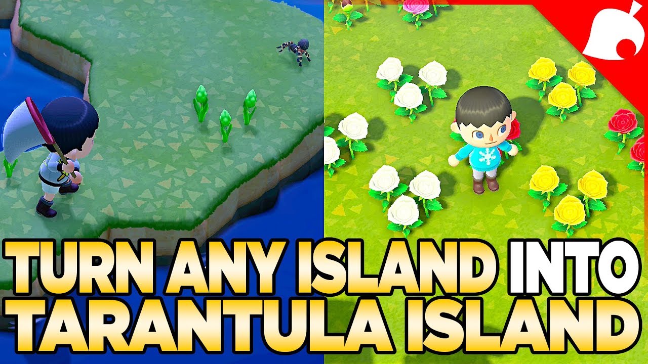 Turn ANY Island into a Tarantula Island & Flower Crossbreeding in ...