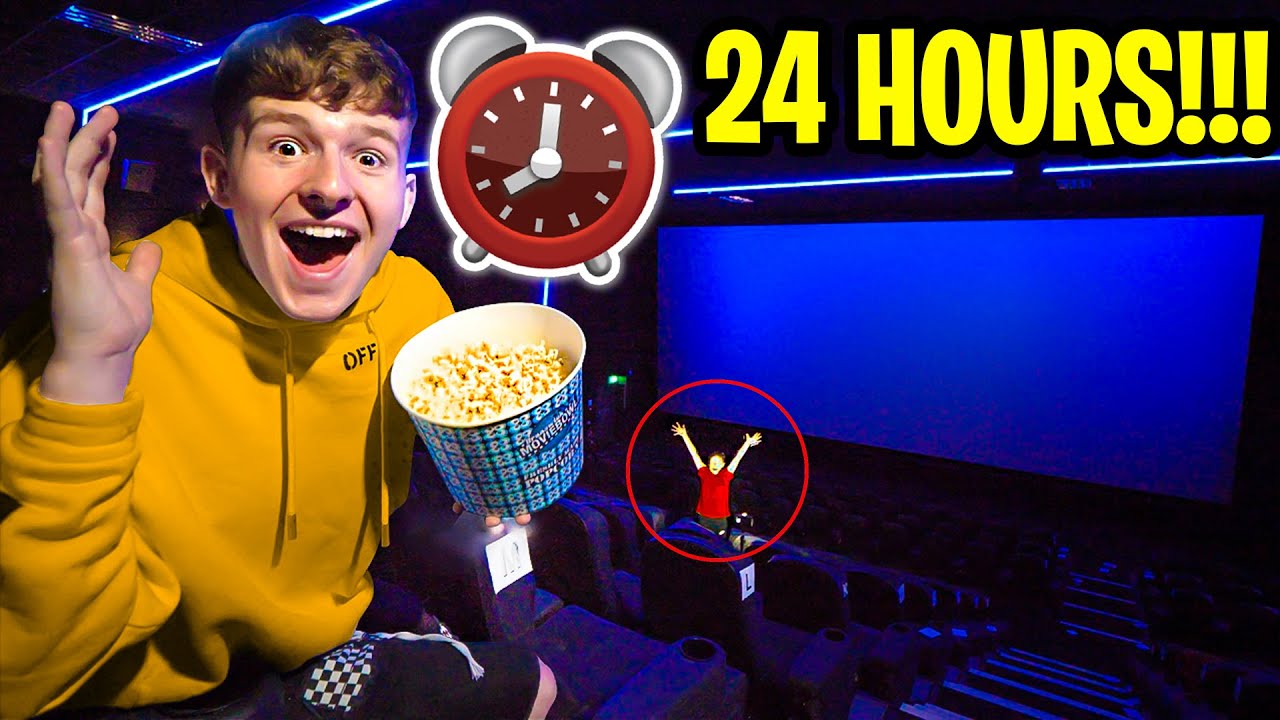 We spent the day in an empty movie theater