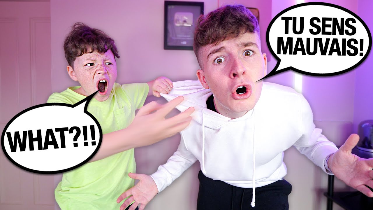 Speaking only French to little brother for 24 hours