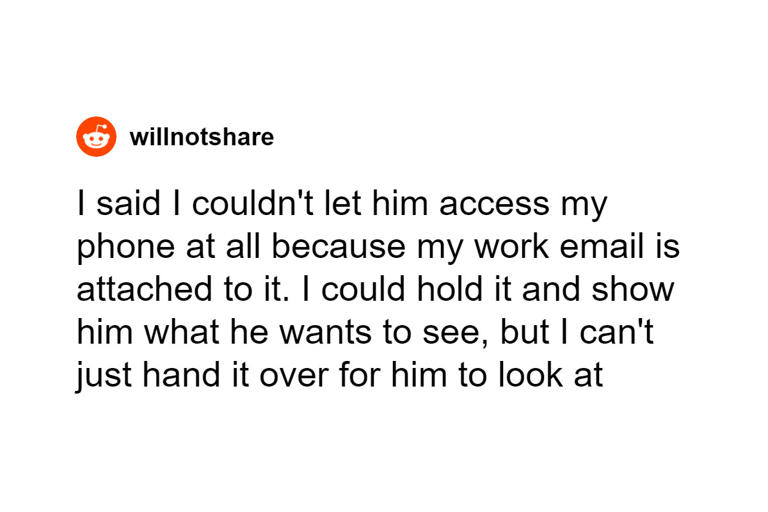 Woman Refuses To Risk Her Job So Bf Can Check Her Phone At All Times As A ‘trust Gesture 6436