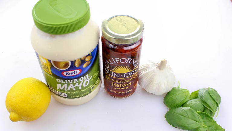 Ketchup and mustard can get boring on a burger - Sun-dried tomato basil ...