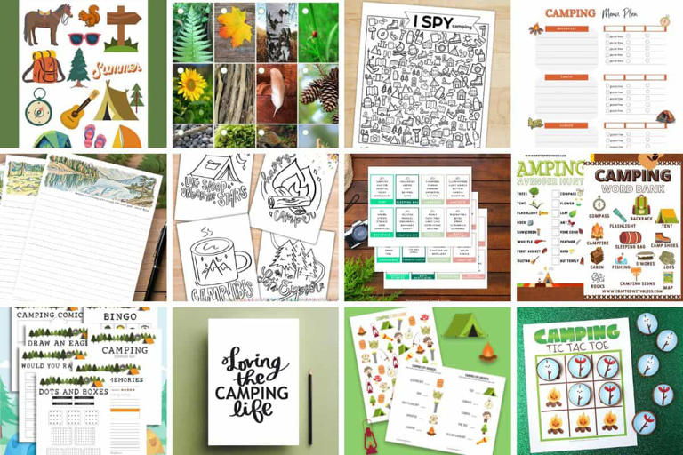 41 Free Camping Printables and Activities