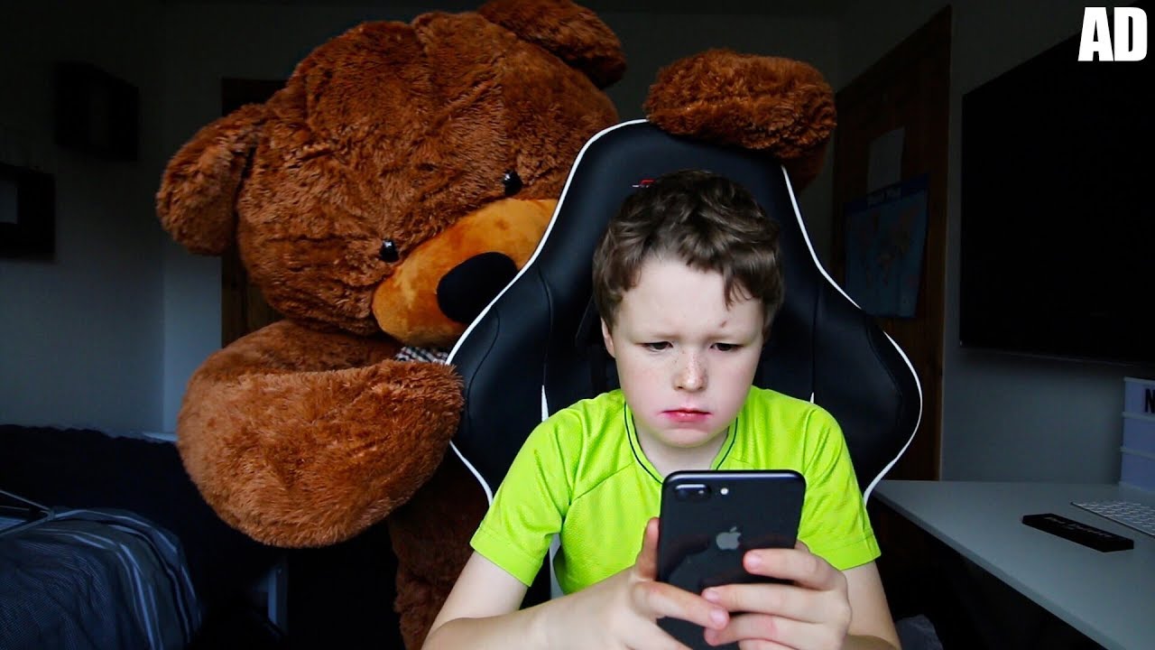 Prank on My Little Brother: The Giant Teddy Bear