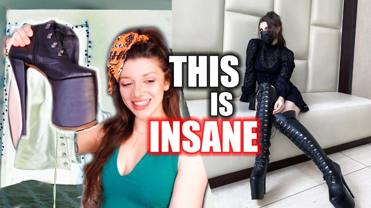 I create the highest heels ever with makeup and styling
