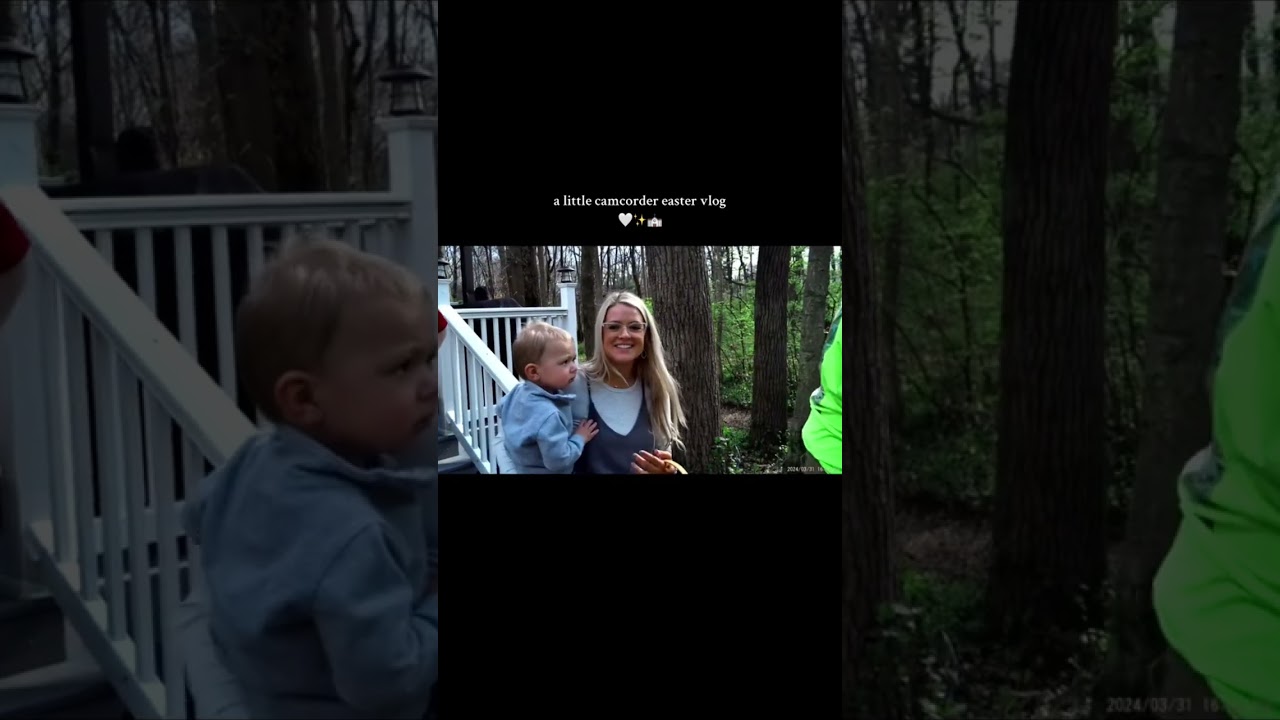 A little camcorder easter vlog