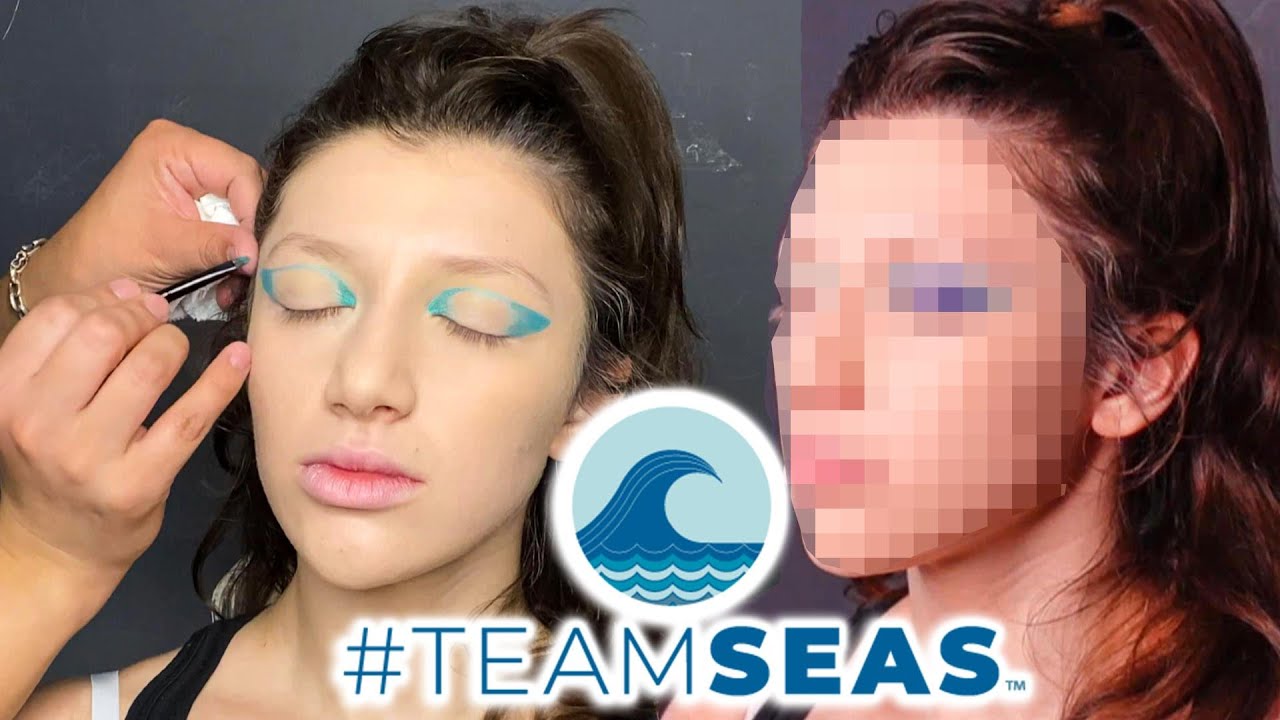 Creating a meaningful ocean-inspired makeup look