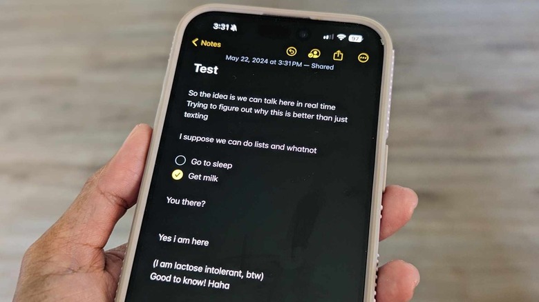 Yes, You Really Can Use Apple Notes For Real-Time Chats, Here's How