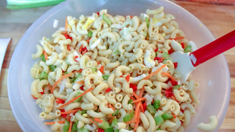 Macaroni salad is a must at summer cookouts - Jan's macaroni salad