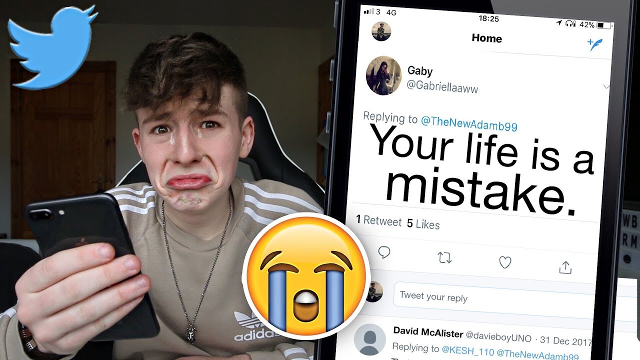 Reading mean tweets pushes me close to tears