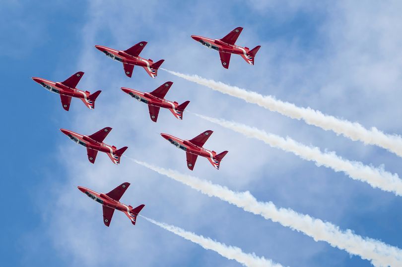 RAF Red Arrows set to fill the skies of Warwickshire this spring