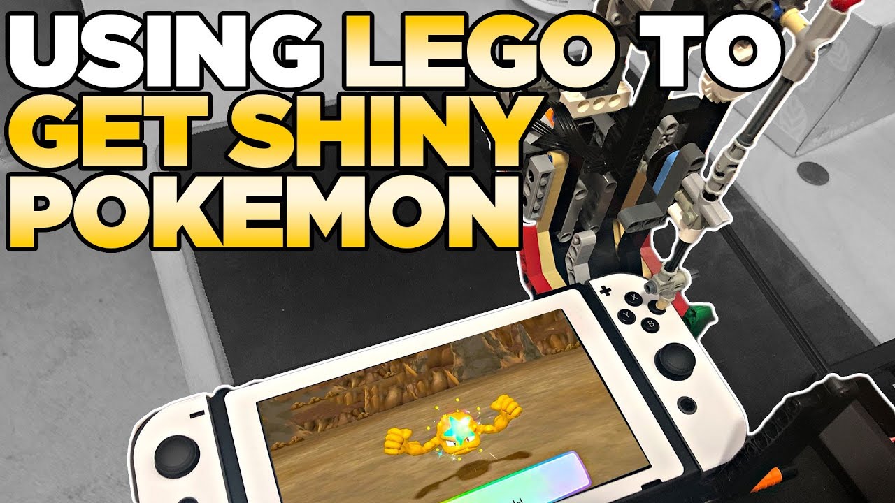 Using Lego to Catch Shiny Pokemon in Pokemon Let's Go Pikachu & Eevee