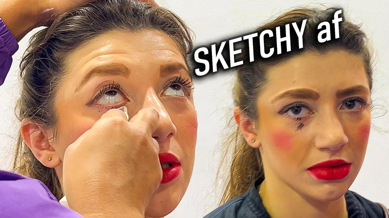 My makeup look gives me unexpected trust issues