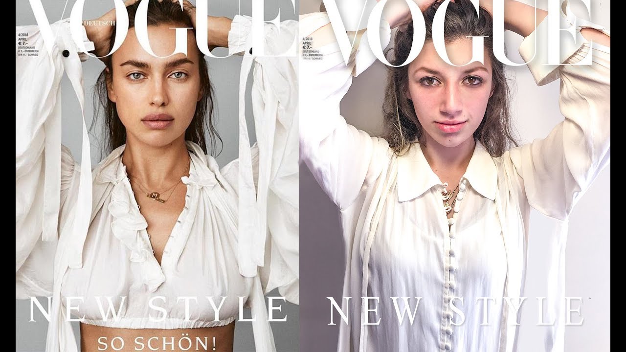 Re-creating iconic Vogue covers with style
