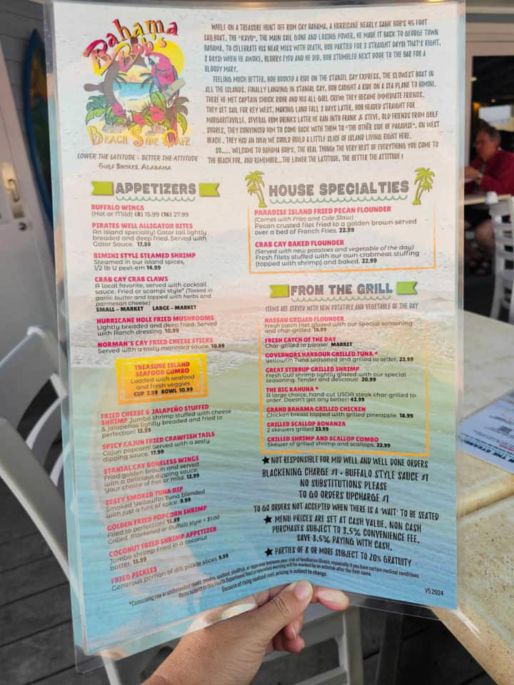 Bahama Bob's Beach Side Cafe - Gulf Shores