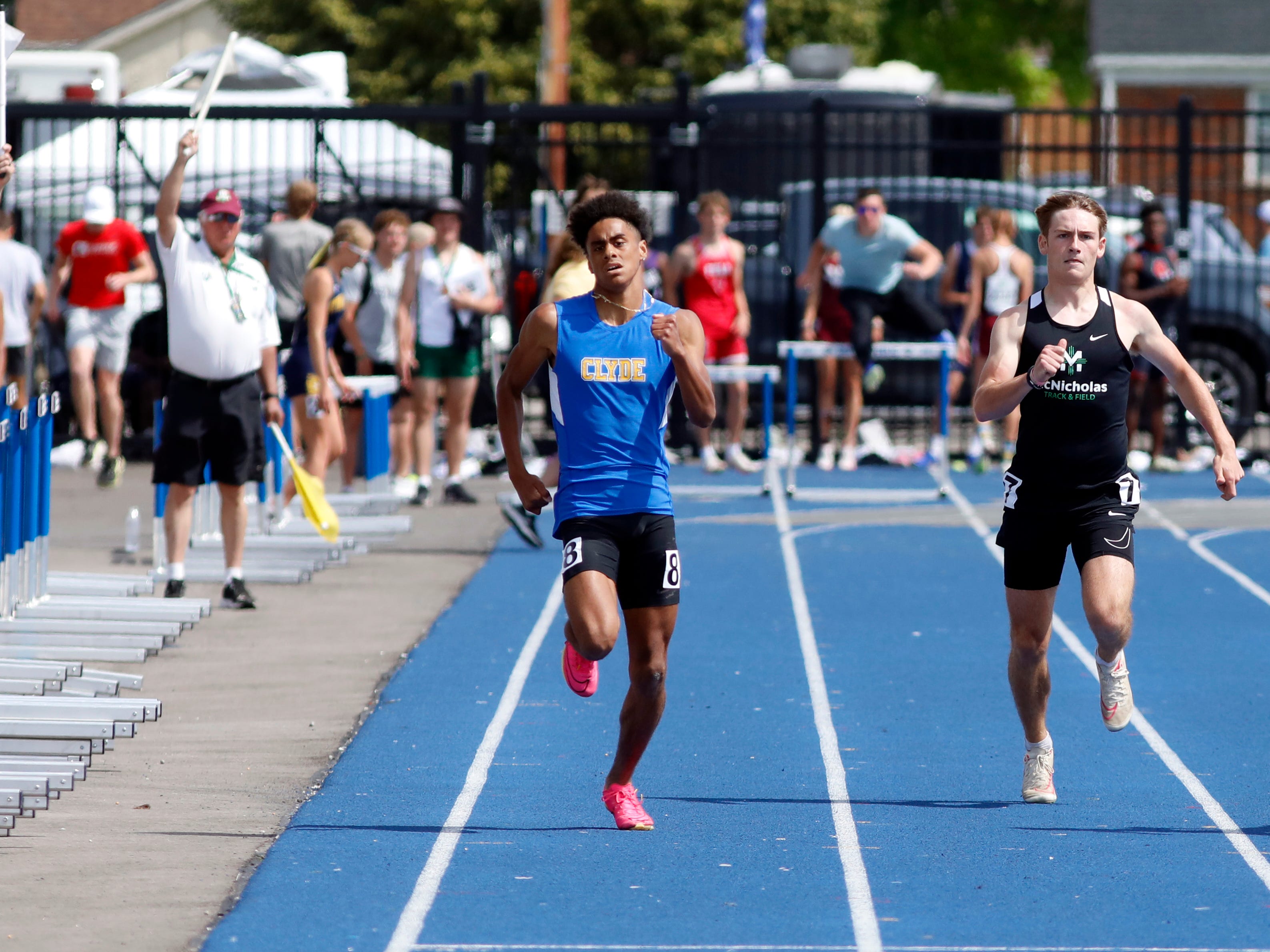 It's the job of Clyde's Damarius Chrisman to chase or sustain, and he ...