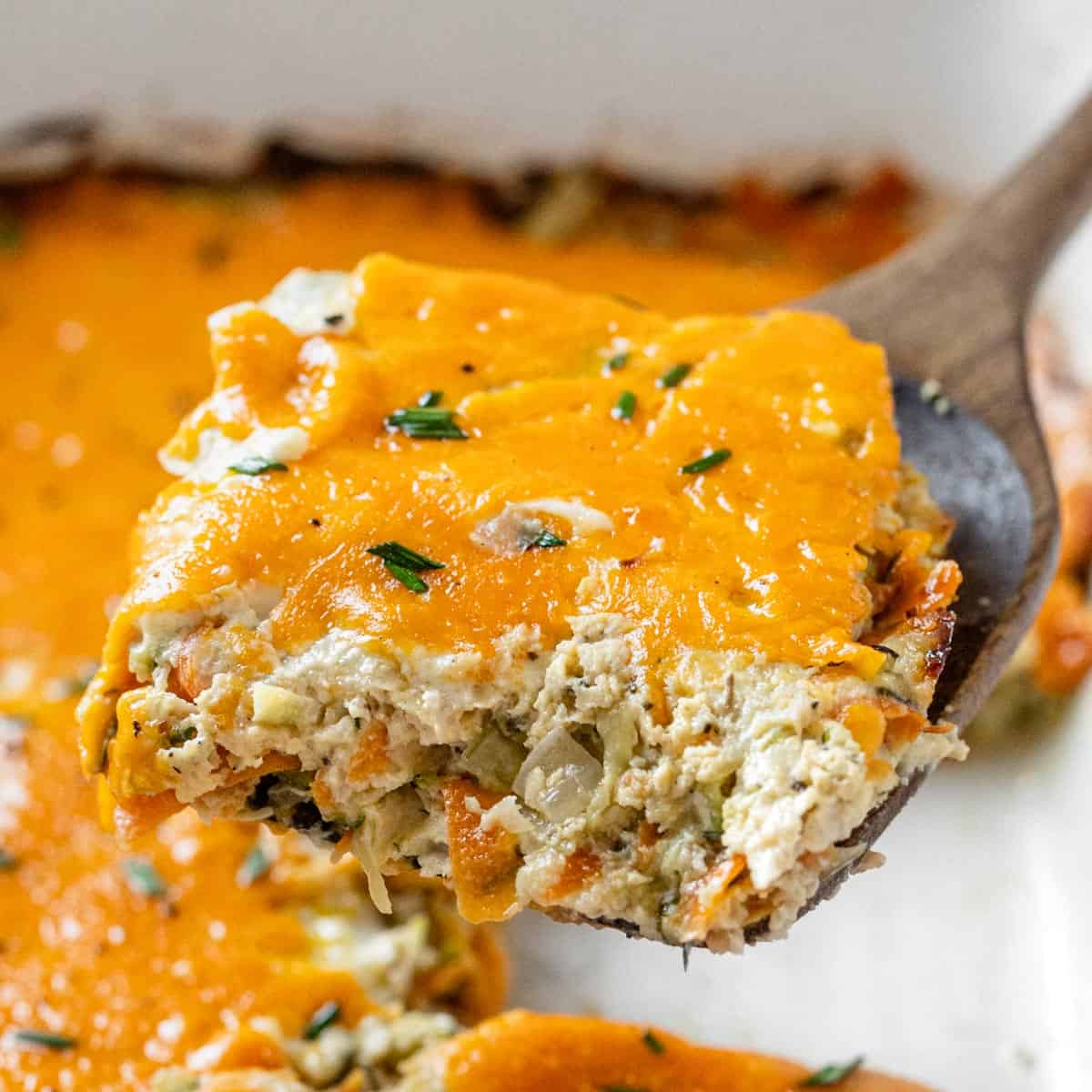 Chicken Zucchini Casserole (With Ground Chicken)
