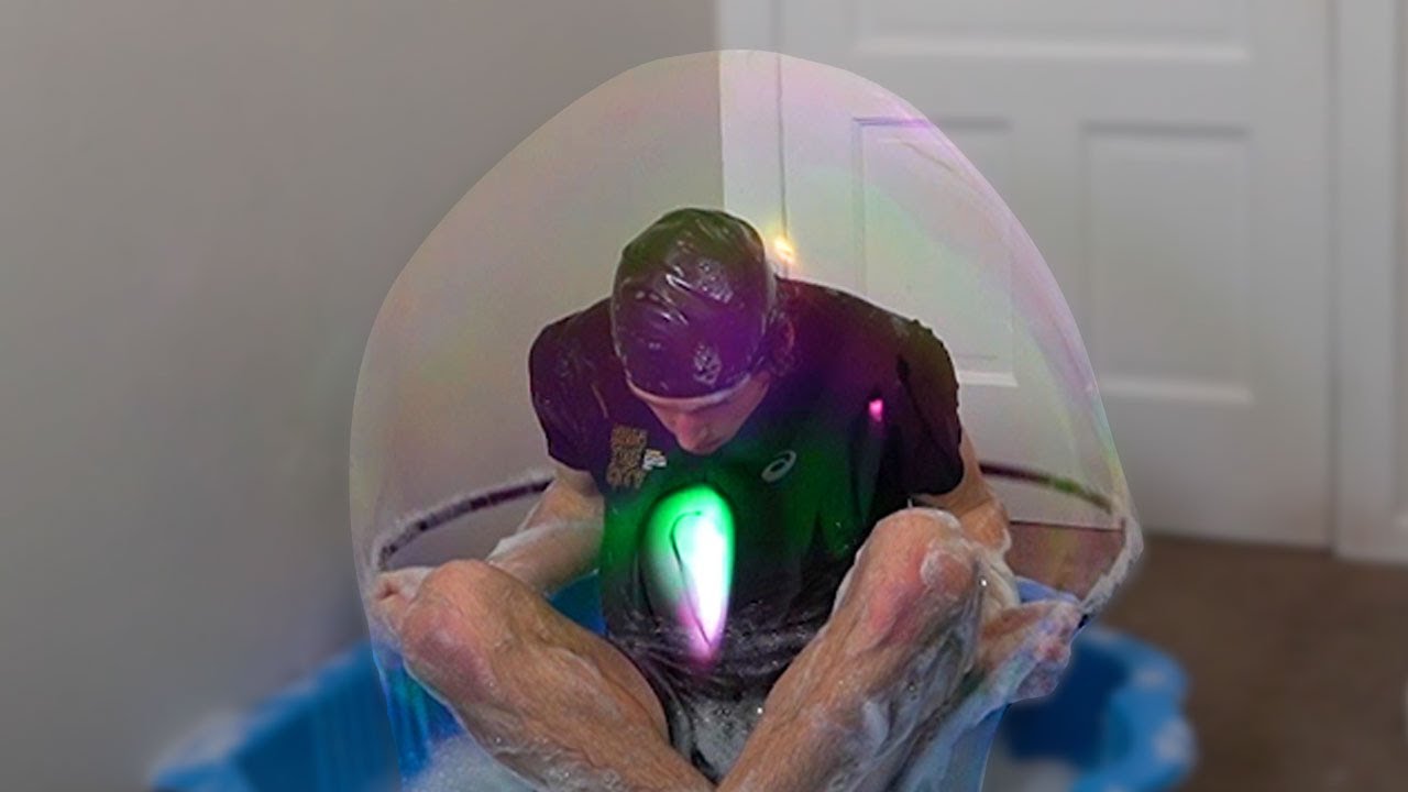 I tried making a giant bubble around myself