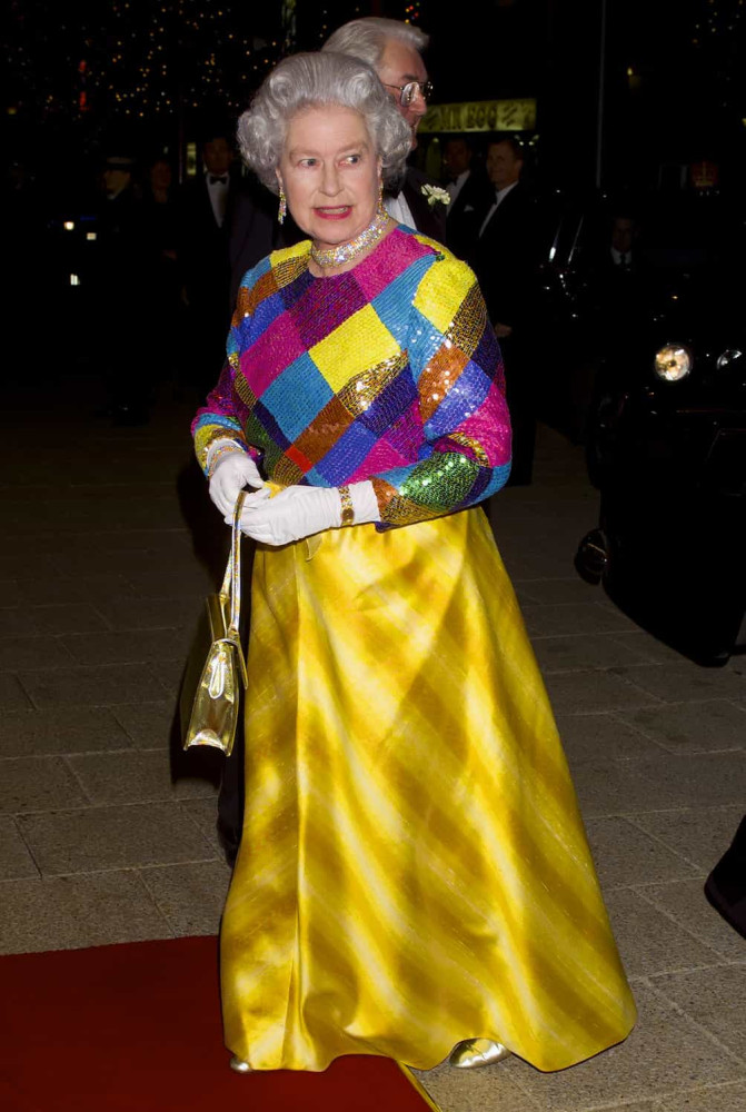 The late Queen Elizabeth's most colorful outfits through the decades