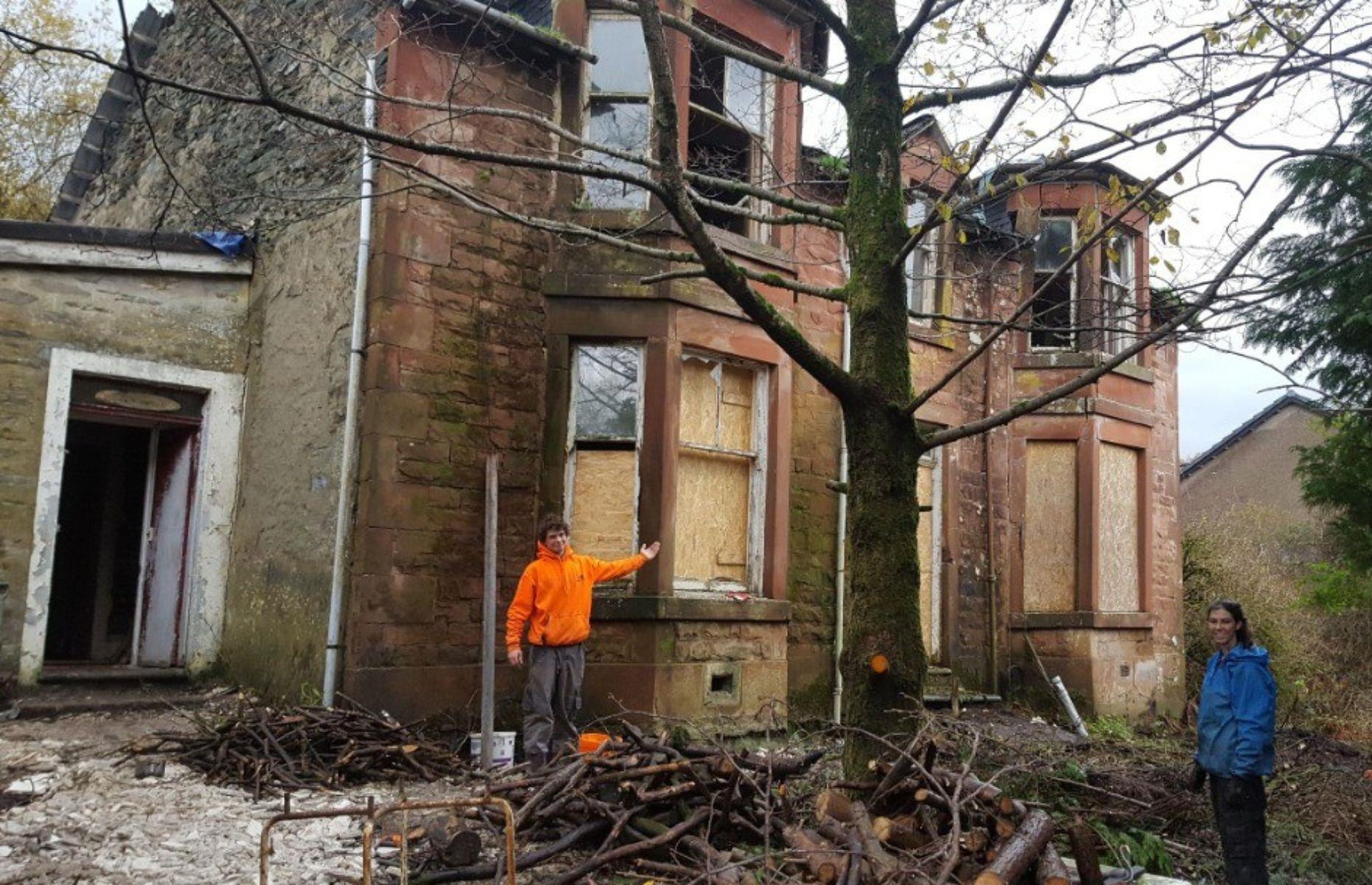 How This Couple Turned A Ruined Mansion Into A Beautiful Home