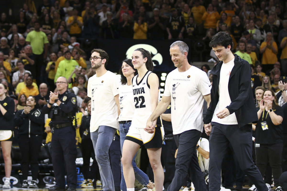 Celebrity Makes Surprise Appearance At Caitlin Clark's Jersey Retirement