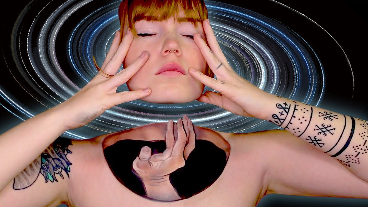 Emotional Disassociation Captured Through Makeup Illusion