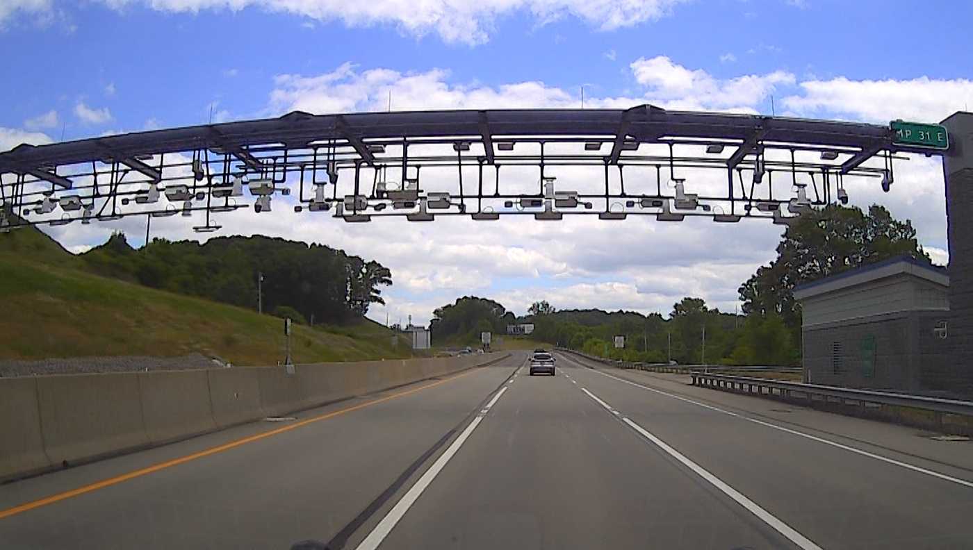 Turnpike toll gantry installation work underway in Western Pennsylvania