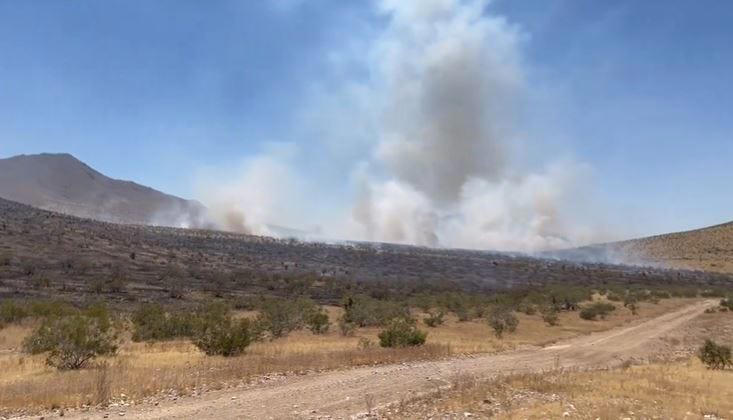 Brush fire scorches more than 250 acres near Barstow Brush fire scorches more than 250 acres near Barstow