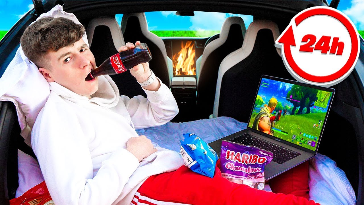 Living in a Tesla for 24 hours